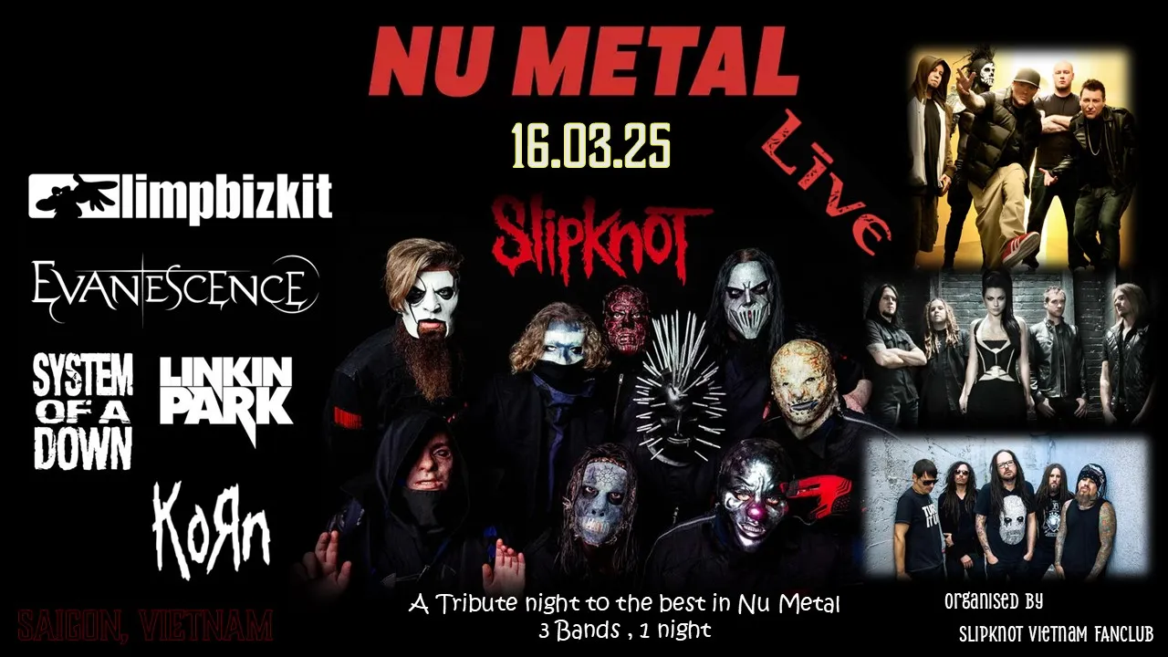 Slipknot Fan Club - Nu Metal Tribute Event | TicketCoup